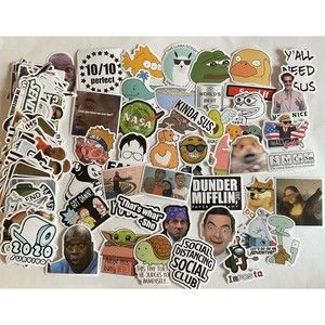 Unbranded | Office | Meme Sticker Lot 0 Vinyl Laptop Luggage Decals ...